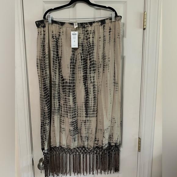 Chico's | Skirts | Chico Skirt Wfringe | Poshmark